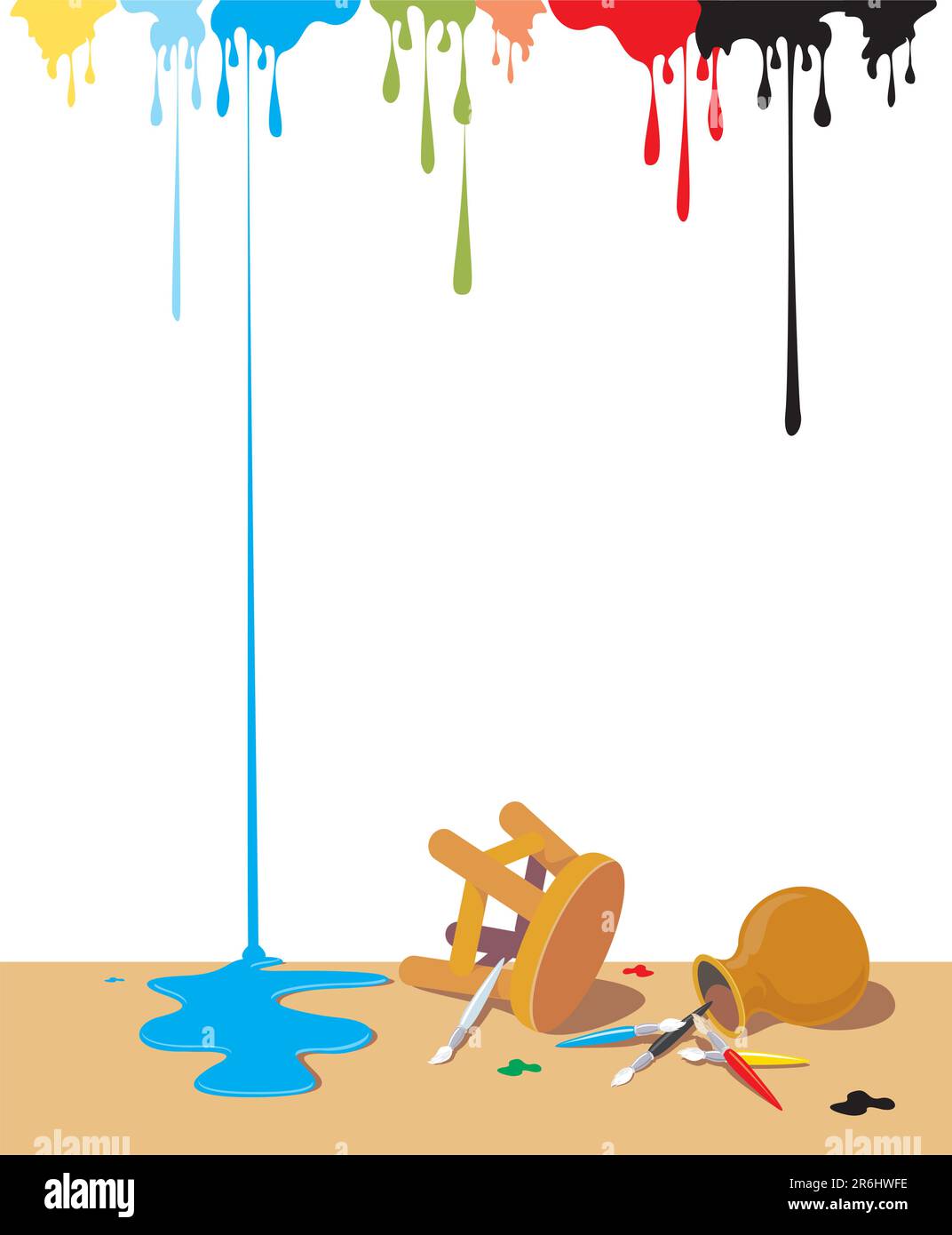 Workbench scene Stock Vector Images - Alamy