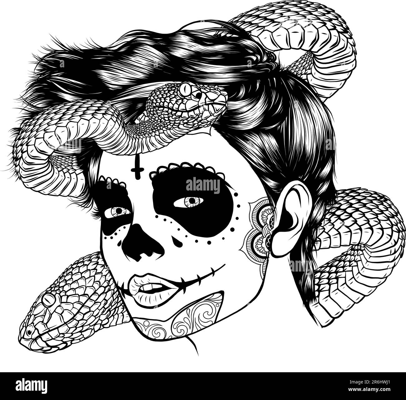 Creeping hand silhouette Stock Vector Images - Alamy