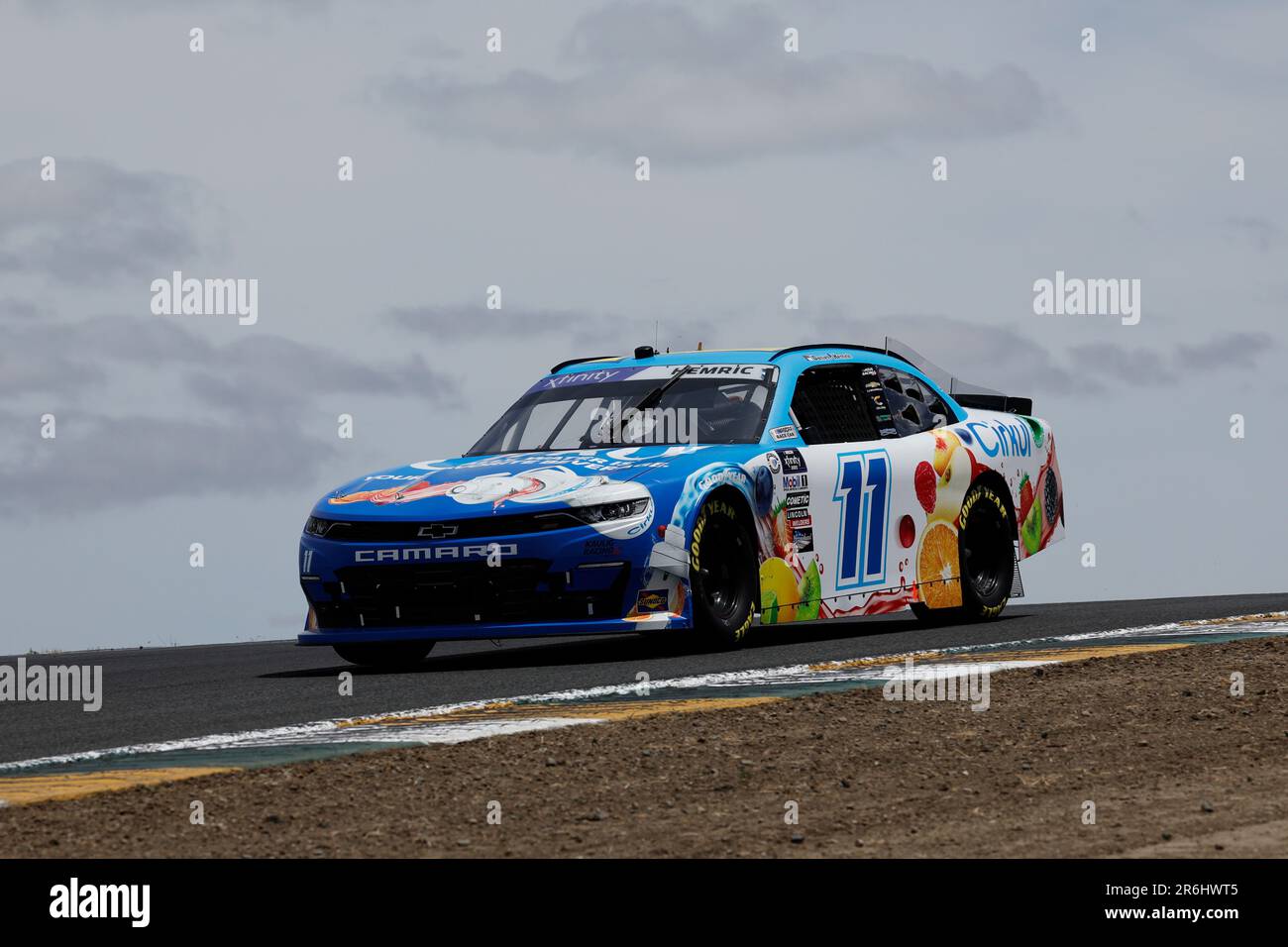 SONOMA, CA - JUNE 09: Daniel Hemric (#11 Kaulig Racing Cirkul Chevrolet ...