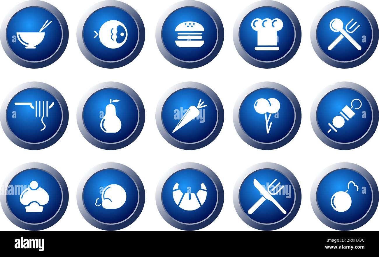 Food & Restaurant icons Stock Vector Image & Art - Alamy