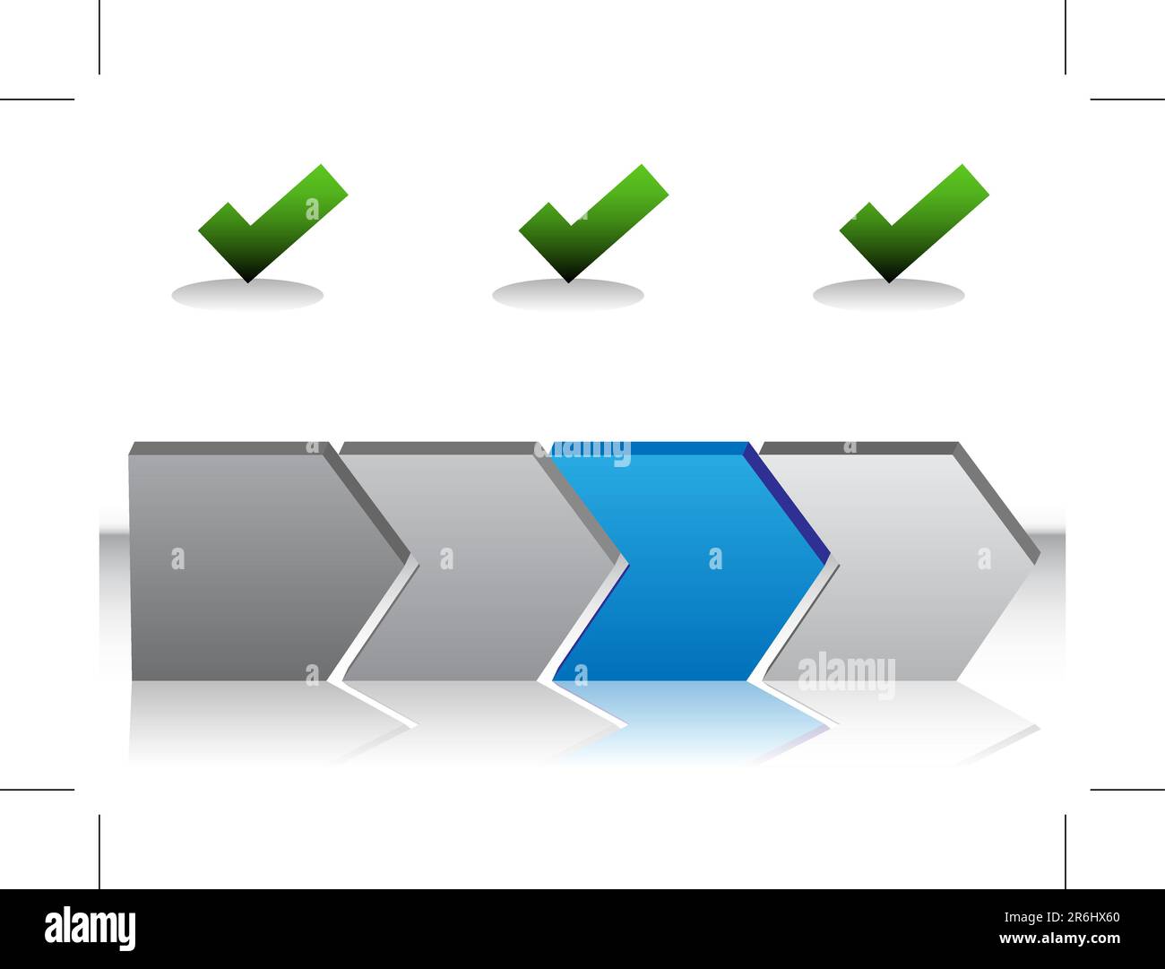 An image of a Blue Arrow Chart Stock Vector Image & Art - Alamy