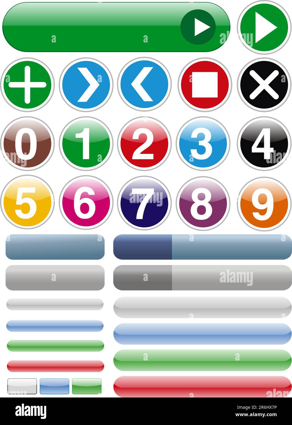 web bar menu with button for website Stock Vector Image & Art - Alamy