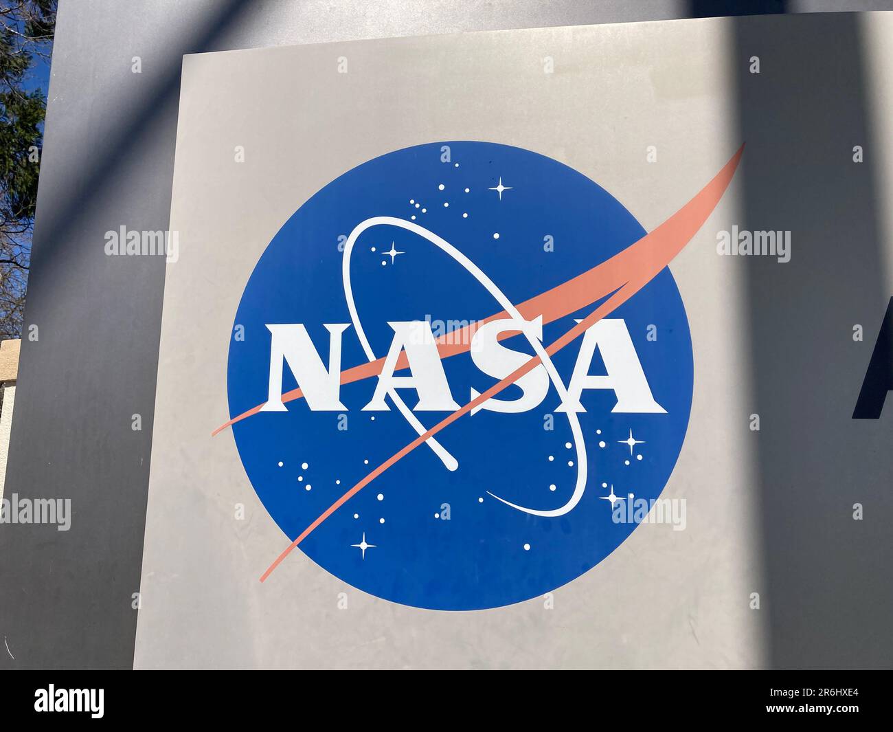 NASA sign, seal of National Aeronautics and Space Administration - USA ...