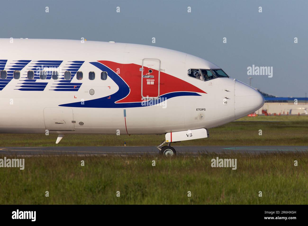 Canaria Travel, Boeing 737-800,OK-TVS,Taxiing to Runway 06L at Pearson ...