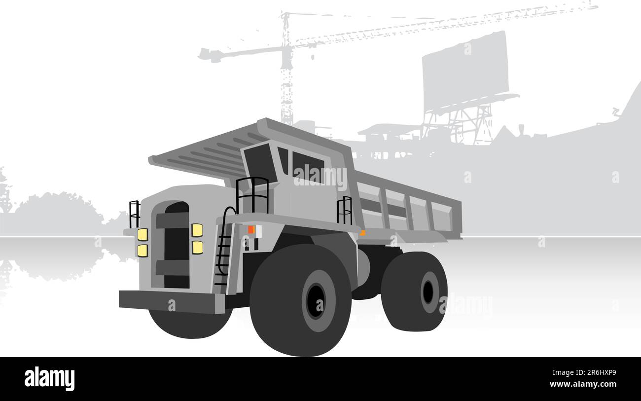 Quarry work Stock Vector Images - Alamy