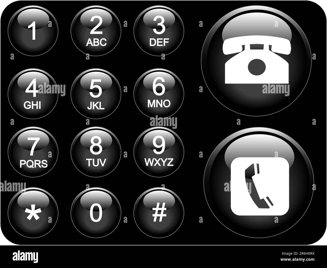 3d phone illustration Stock Vector Images - Alamy