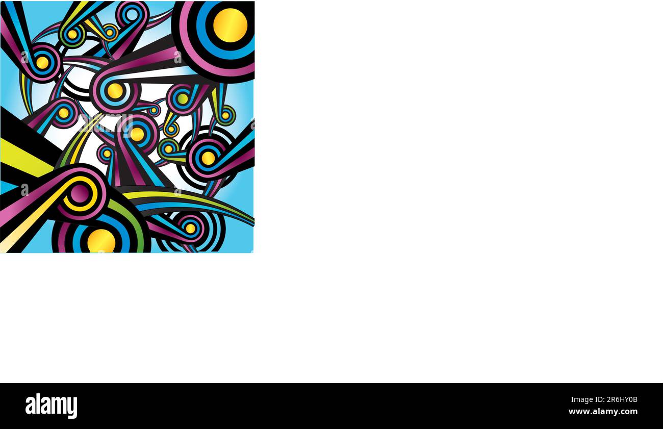 rainbow round shape colorful wallpaper Stock Vector Image & Art - Alamy