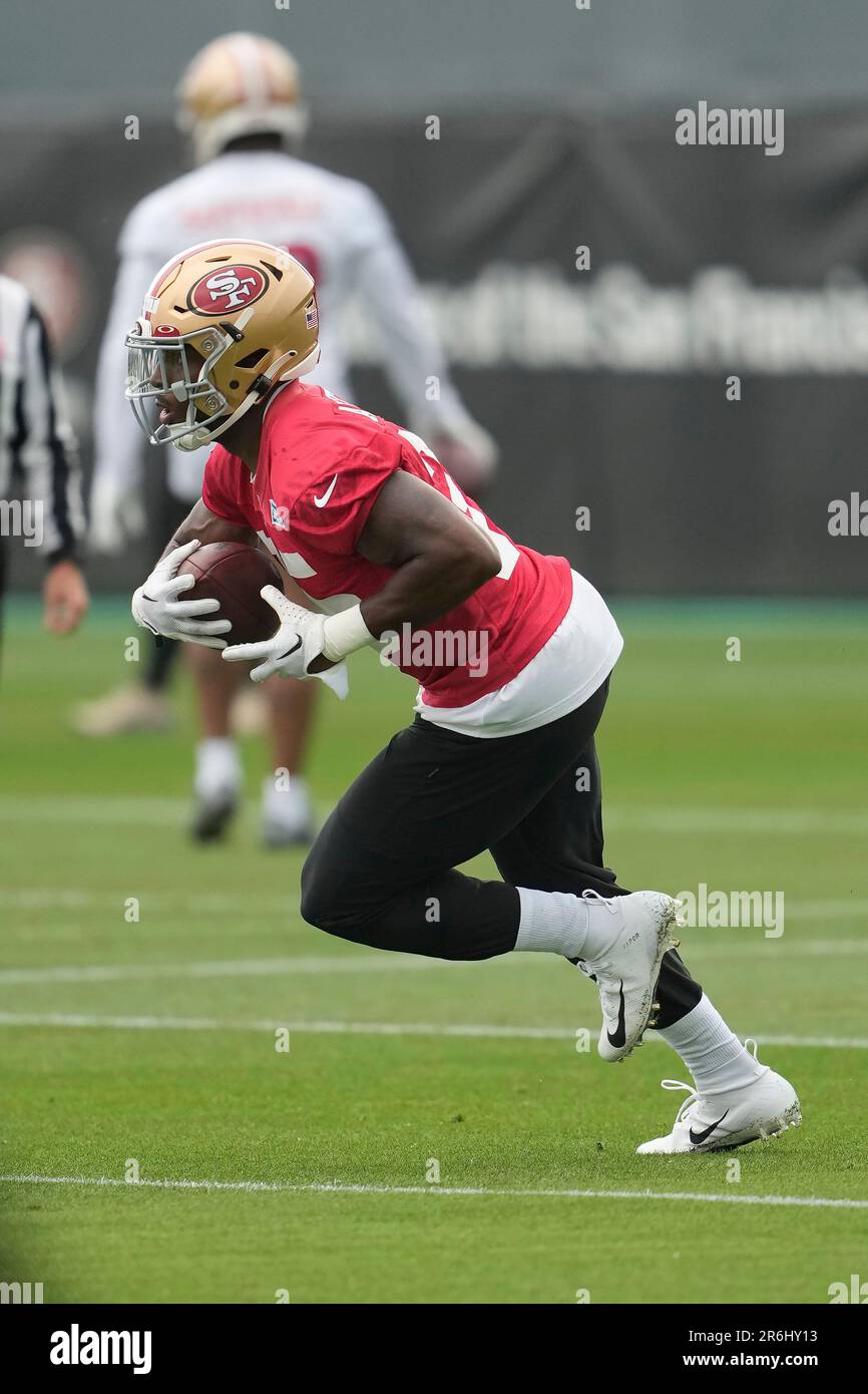 San Francisco 49ers' Robert Awatt takes part in an NFL football ...