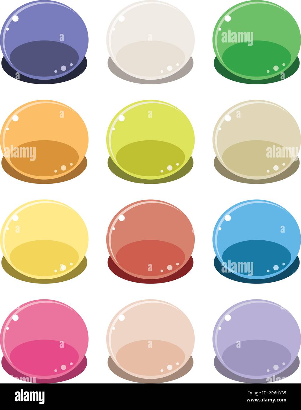 Set of bubbles - vector illustrations Stock Vector Image & Art - Alamy