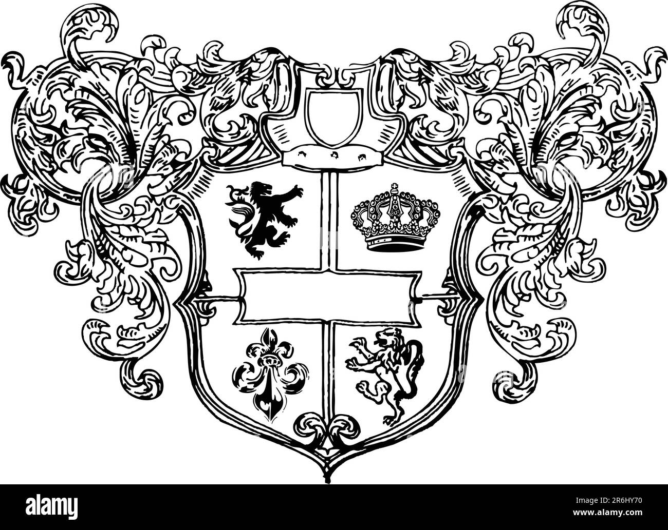 Shield for design Stock Vector Images - Alamy