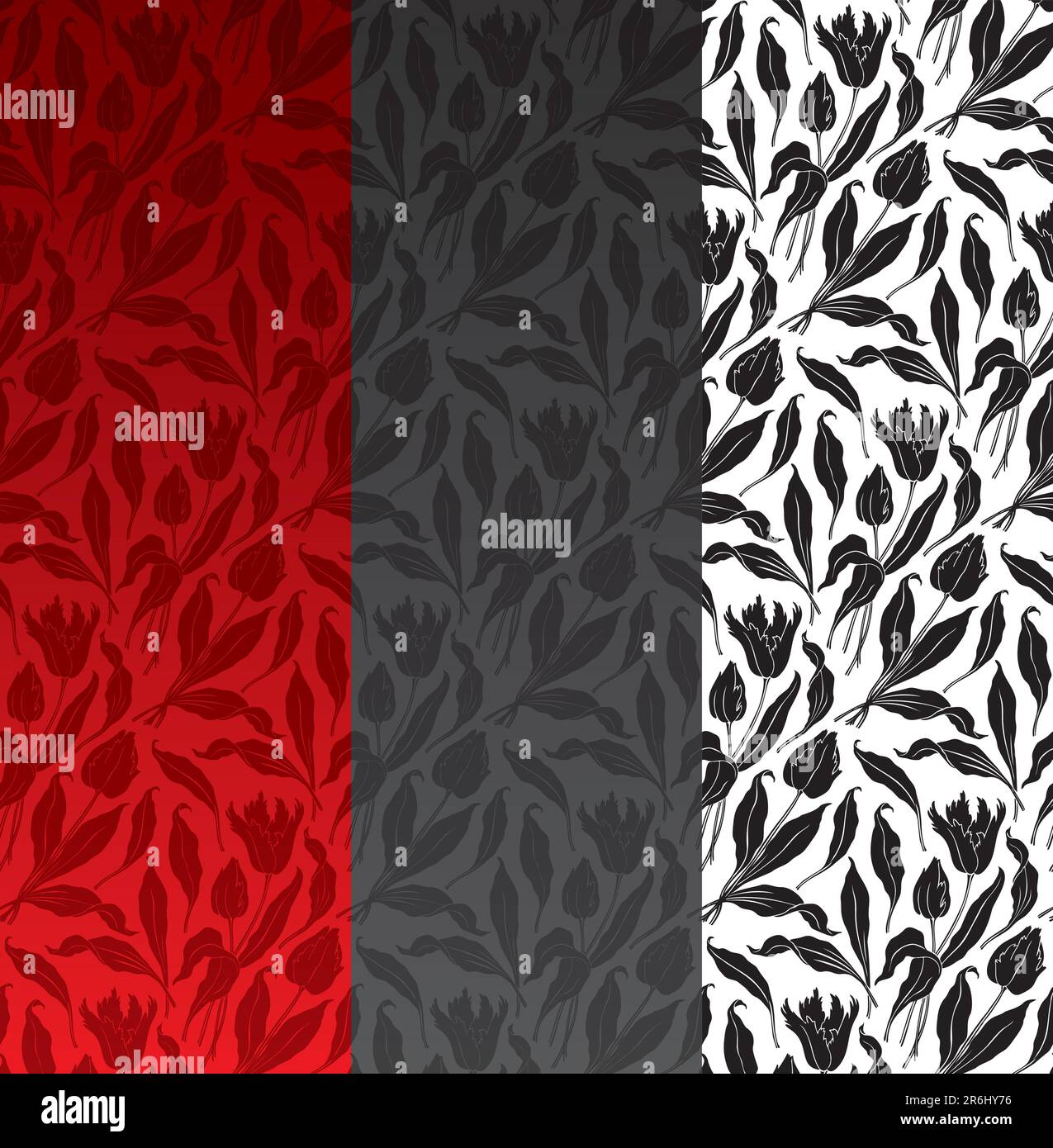 seamless pattern in 3 color variations, perfectly tile-able ...