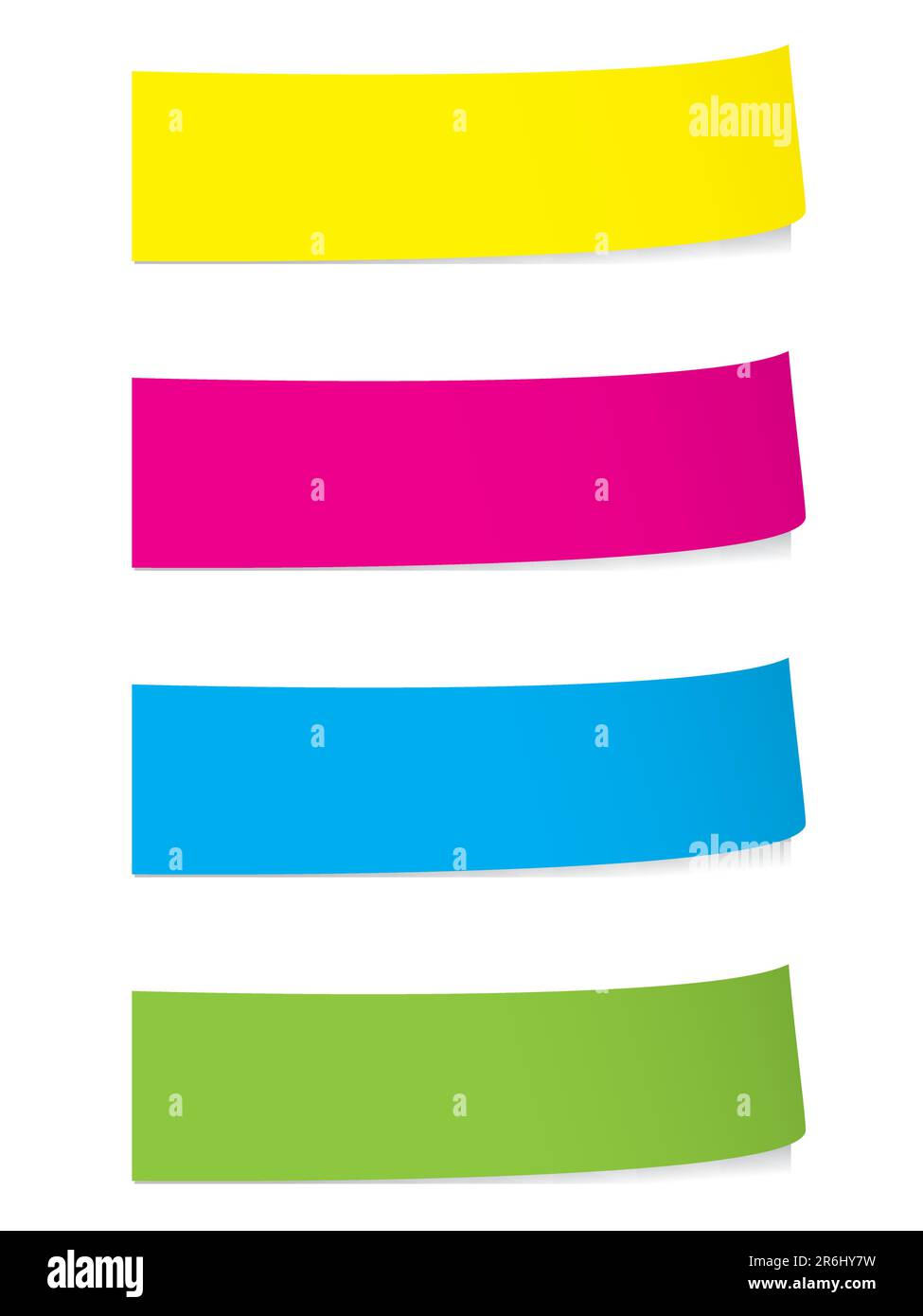 Bright pink sticky note Stock Vector Images - Alamy