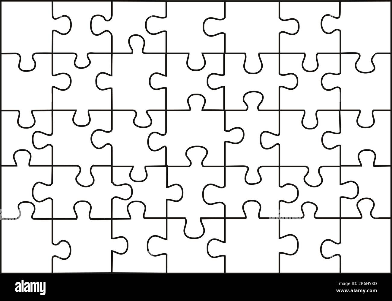 vector transparent puzzle on withe background Stock Vector Image & Art ...