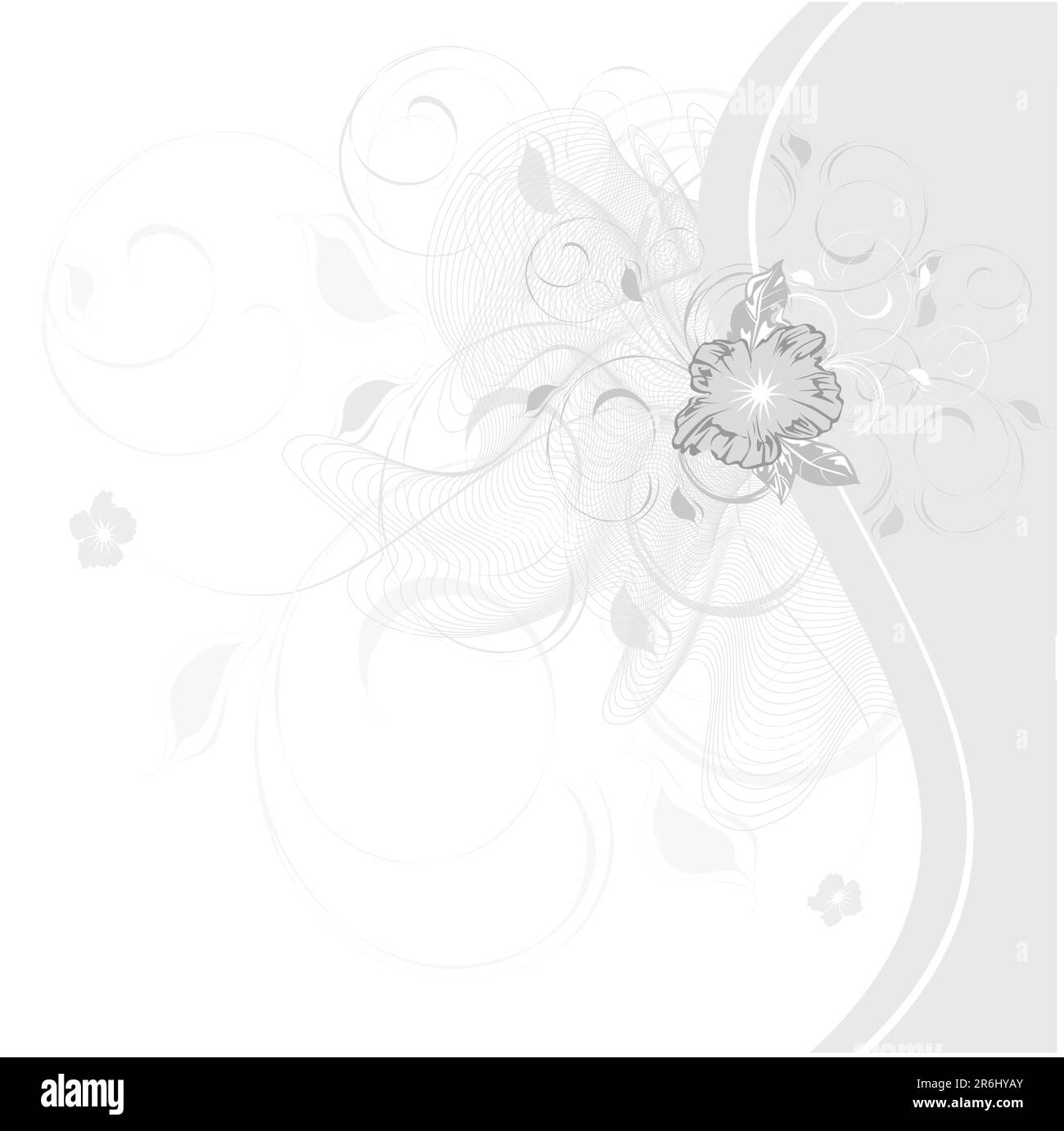 Wave vector template square Cut Out Stock Images & Pictures - Alamy