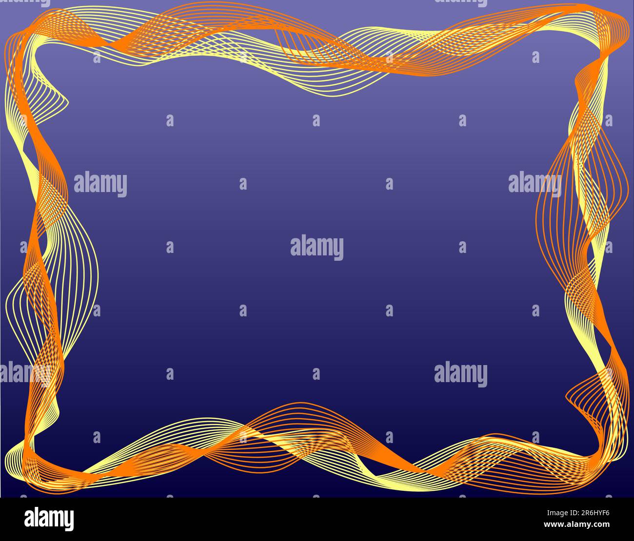 Vector design of wave form border Stock Vector Image & Art - Alamy