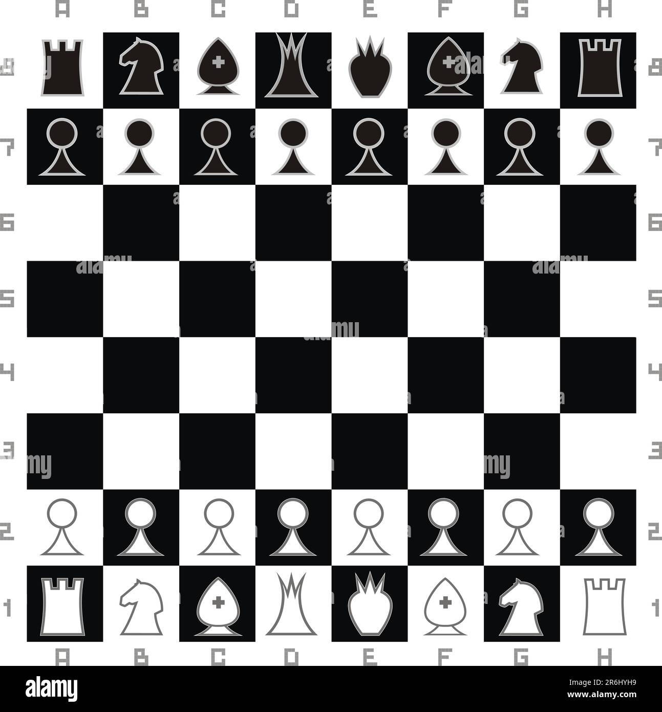 Concept chess strategy board Cut Out Stock Images & Pictures - Alamy