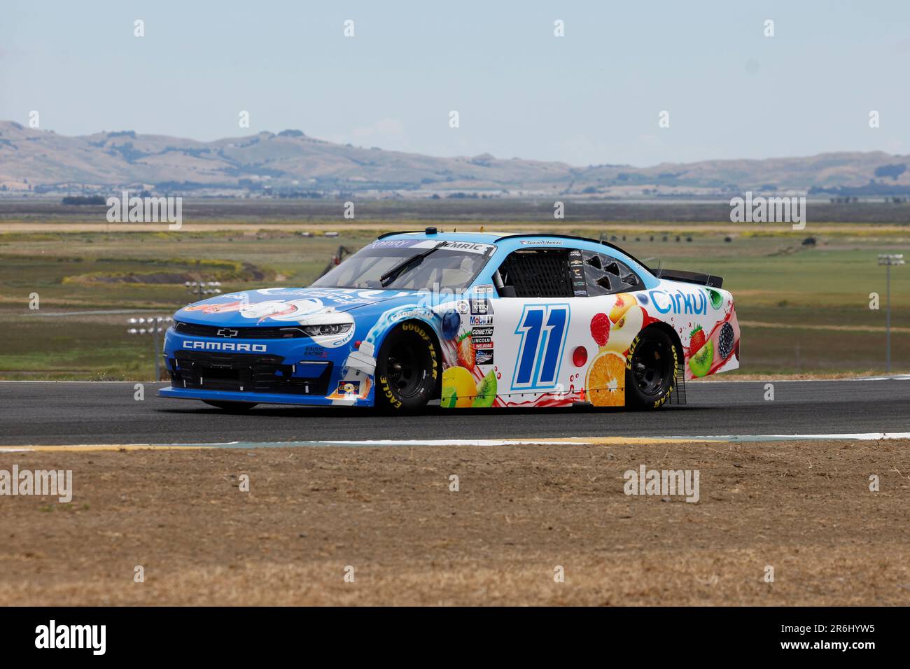 SONOMA, CA - JUNE 09: Daniel Hemric (#11 Kaulig Racing Cirkul Chevrolet ...