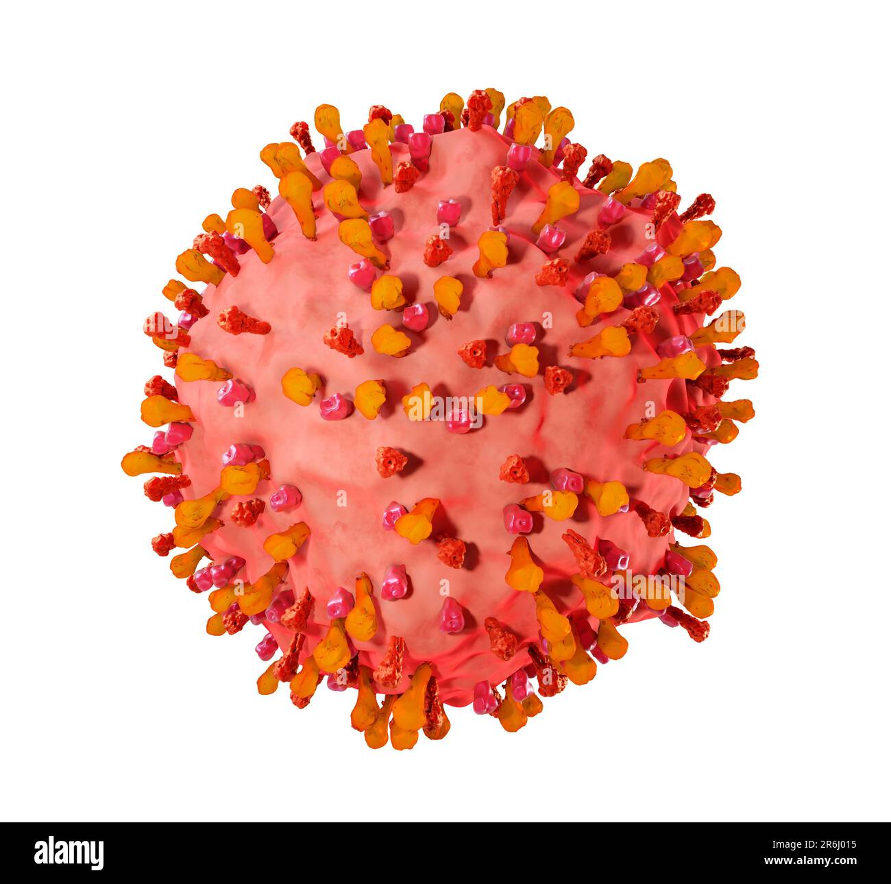 Spherical respiratory syncytial virus, illustration Stock Photo - Alamy