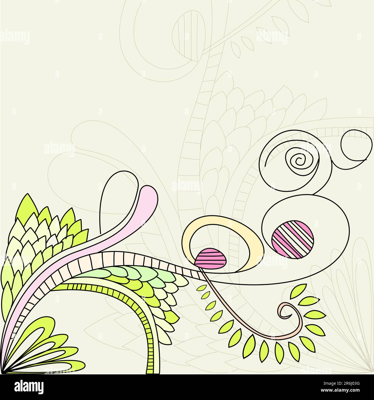 Vector floral element Stock Vector Image & Art - Alamy