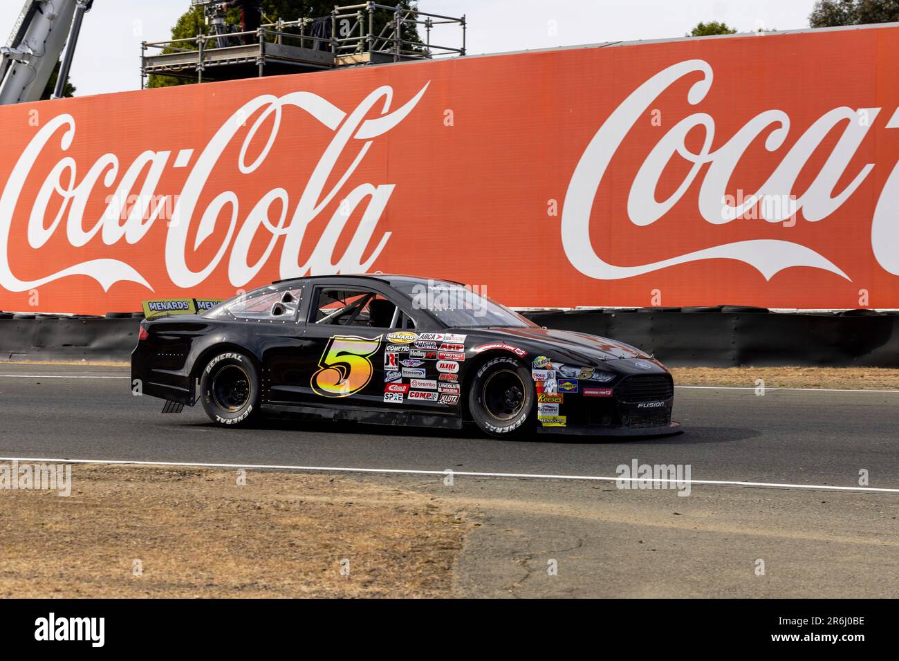 SONOMA, CA - JUNE 09: Kyle Larson (#5 Hendrick Motorsports Valvoline ...