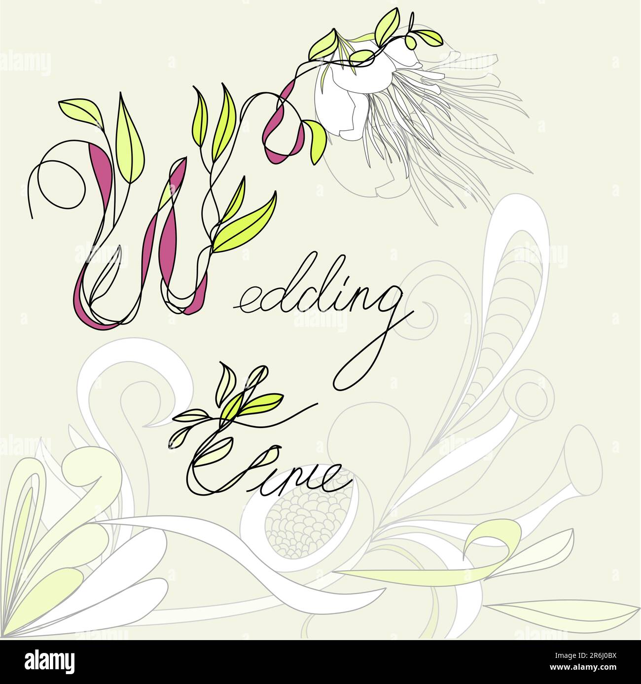 Traditional wedding drawing hi-res stock photography and images - Alamy