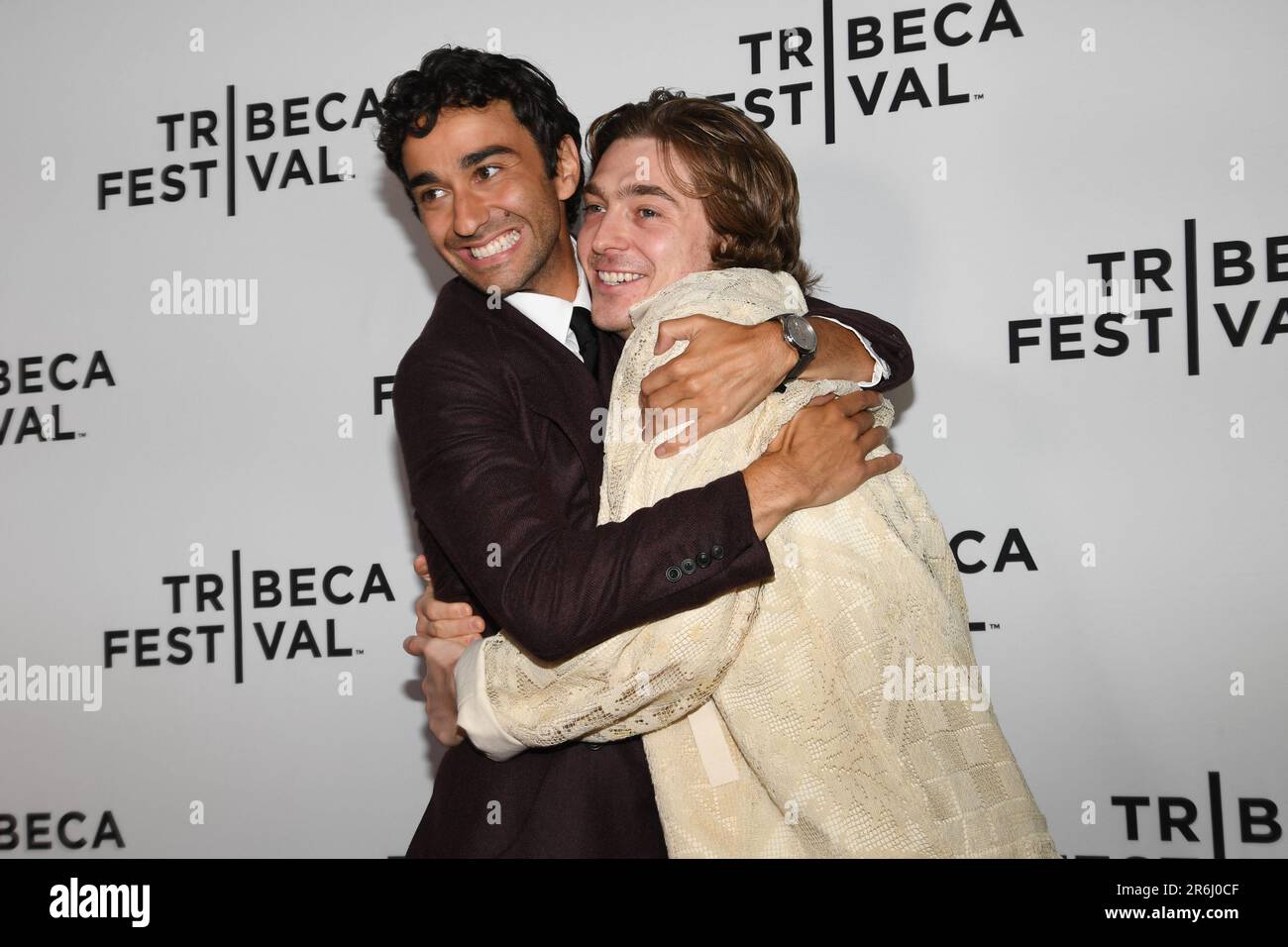 New York, USA. 09th June, 2023. Alex Wolff and Austin Abrams attend ...