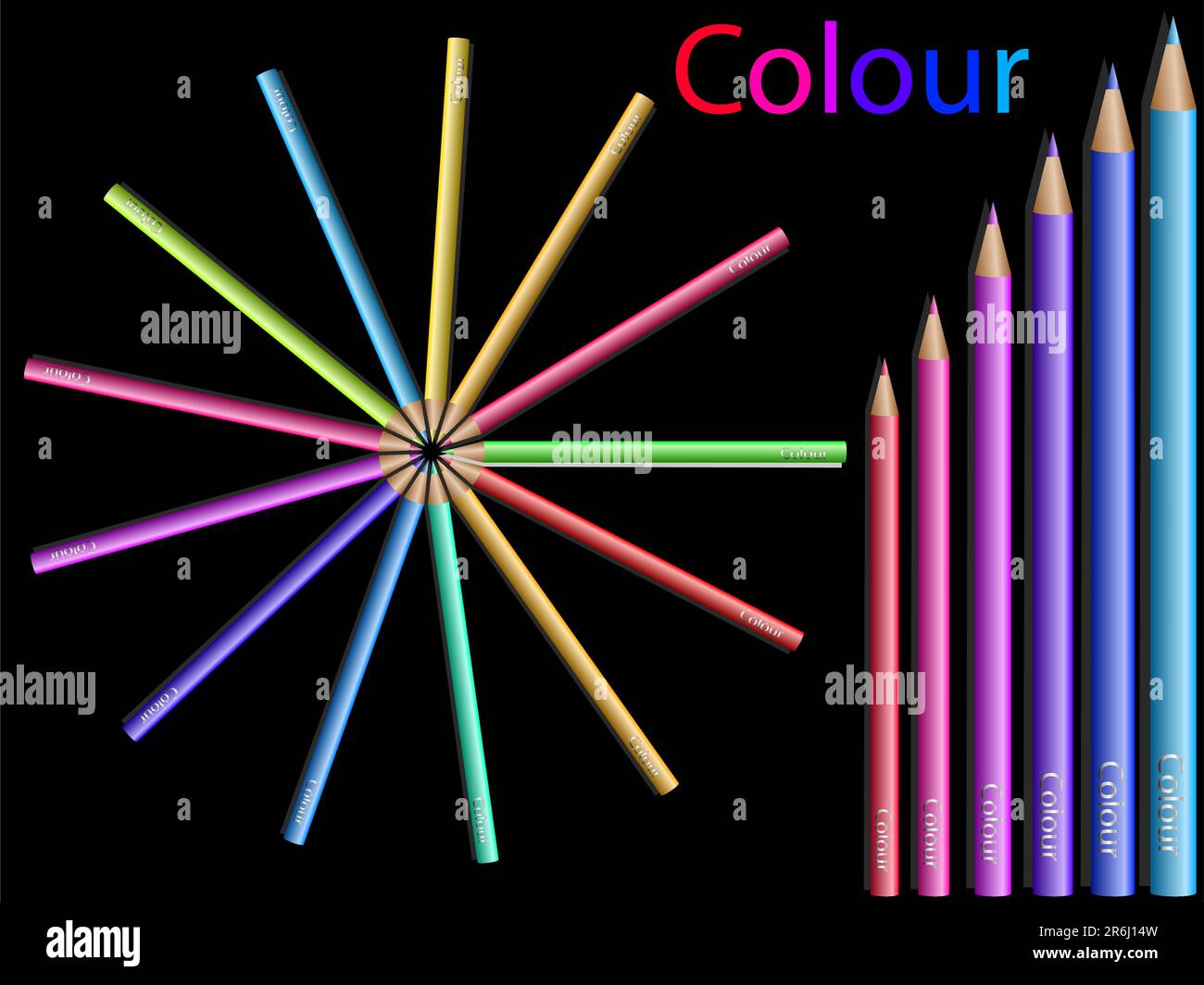 Colorful subject Stock Vector Images - Alamy