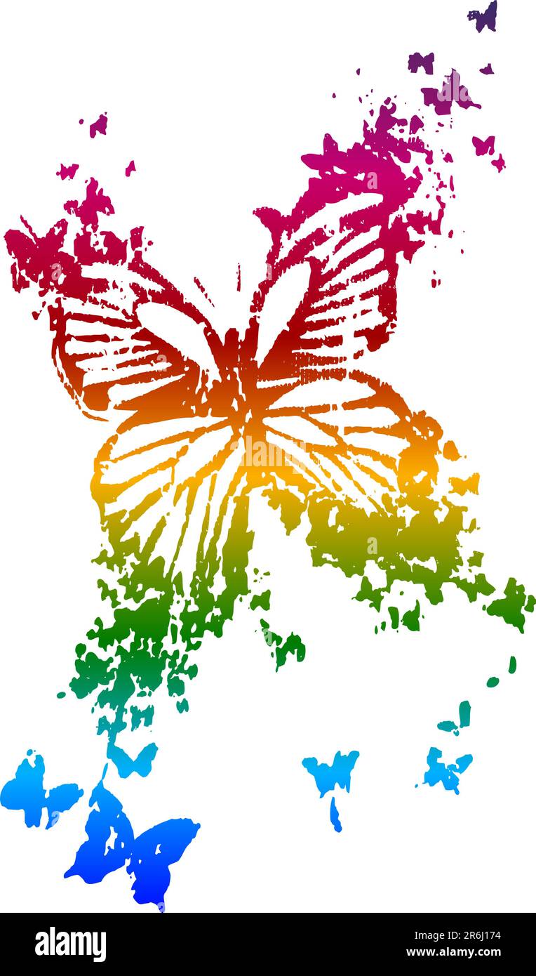 Rainbow bug Stock Vector Images - Alamy