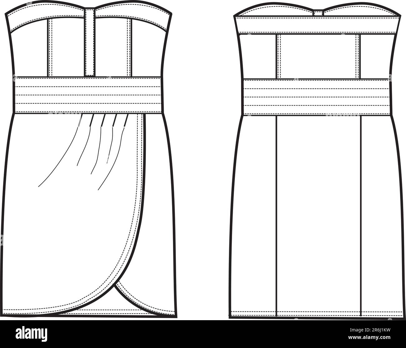 Casual formal wear Stock Vector Images - Alamy