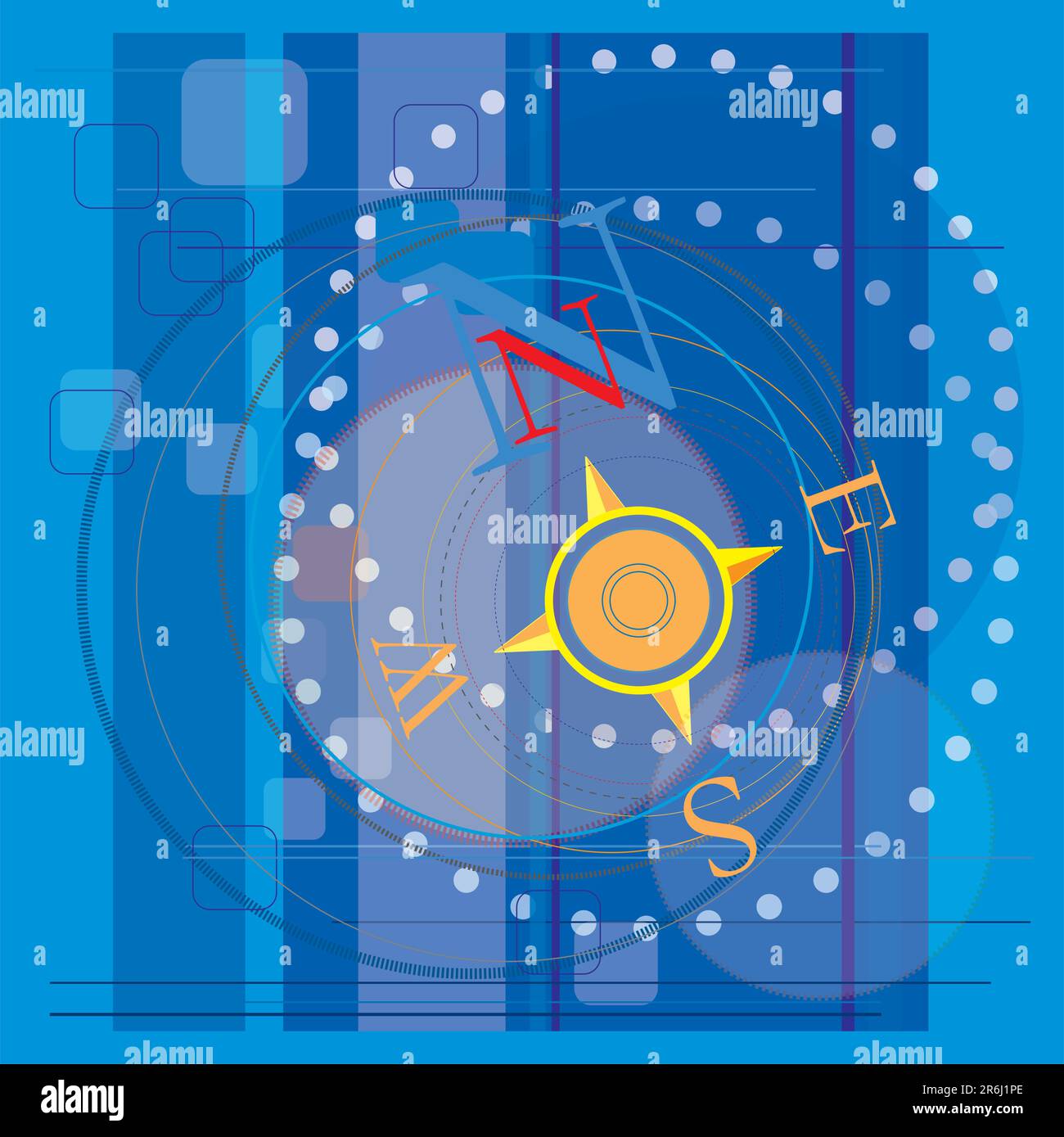 Graphic illustration of compass Stock Vector Image & Art - Alamy