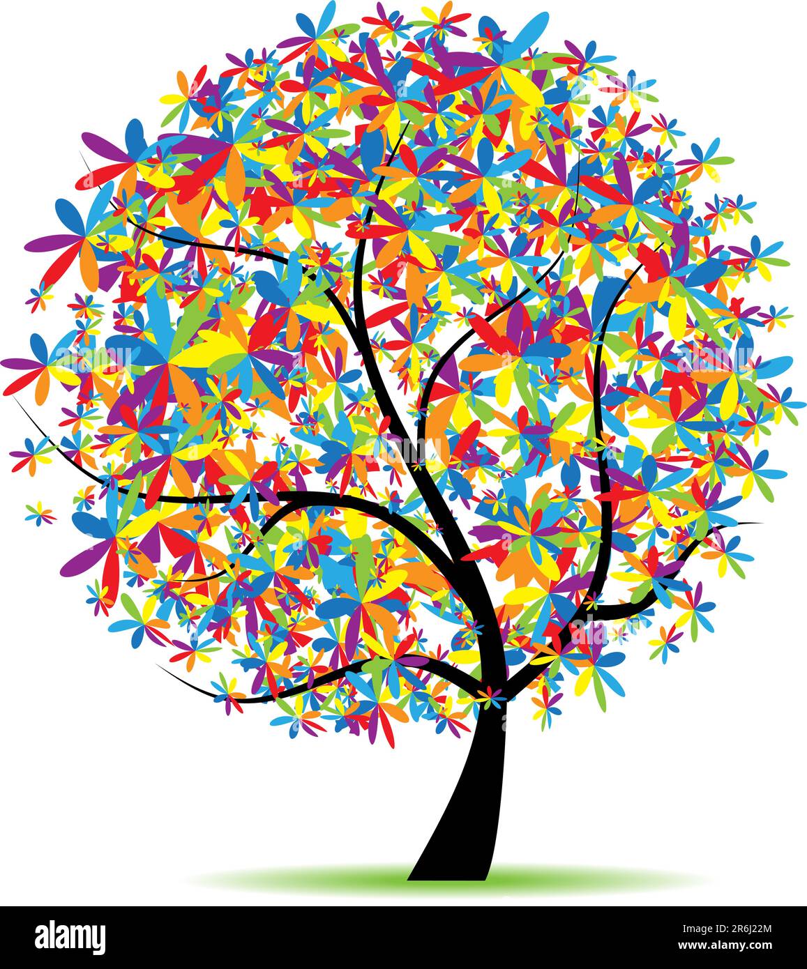 Art tree beautiful for your design Stock Vector Image & Art - Alamy