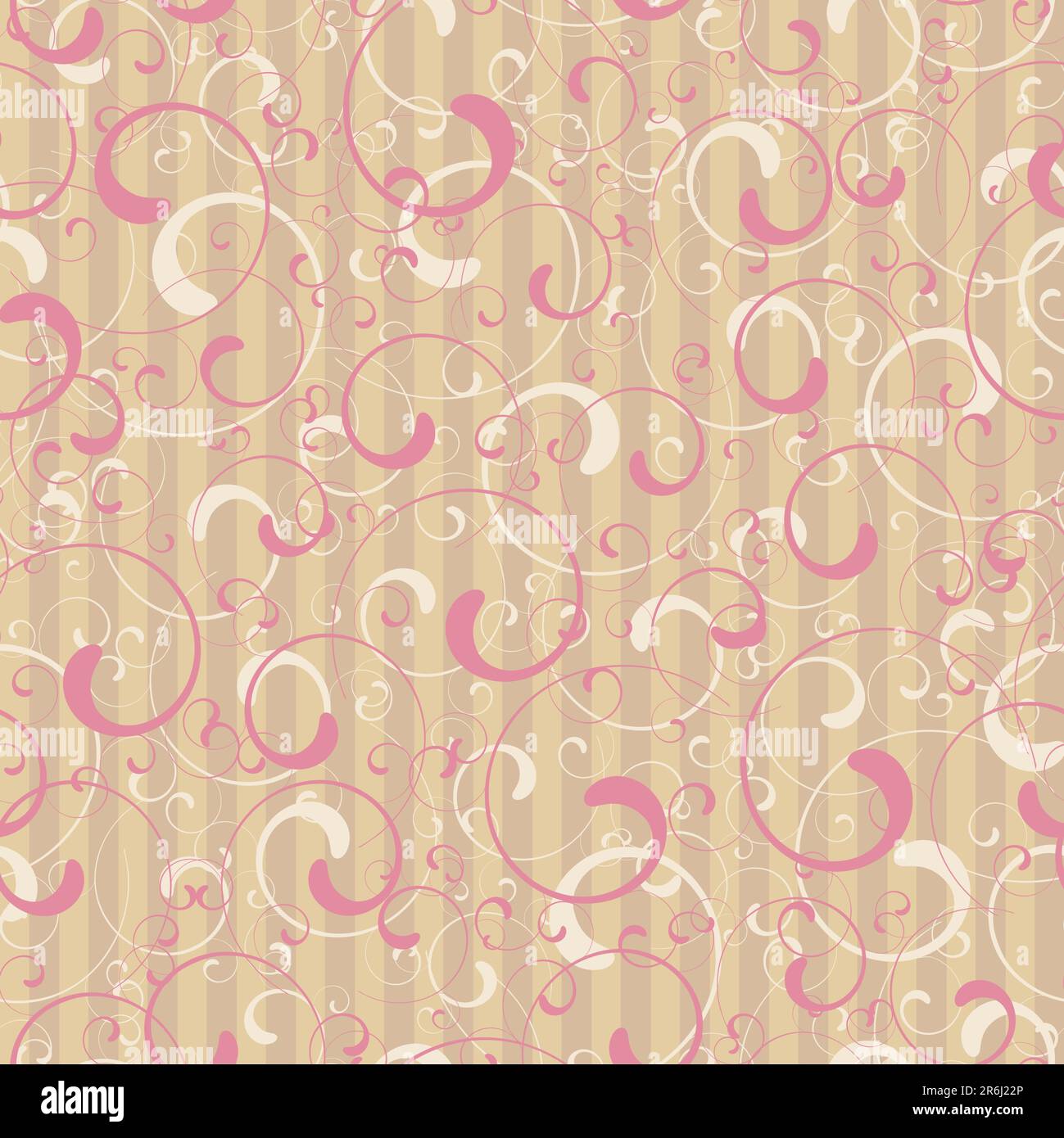 Editable vector seamless tile wallpaper of twirl shapes Stock Vector ...