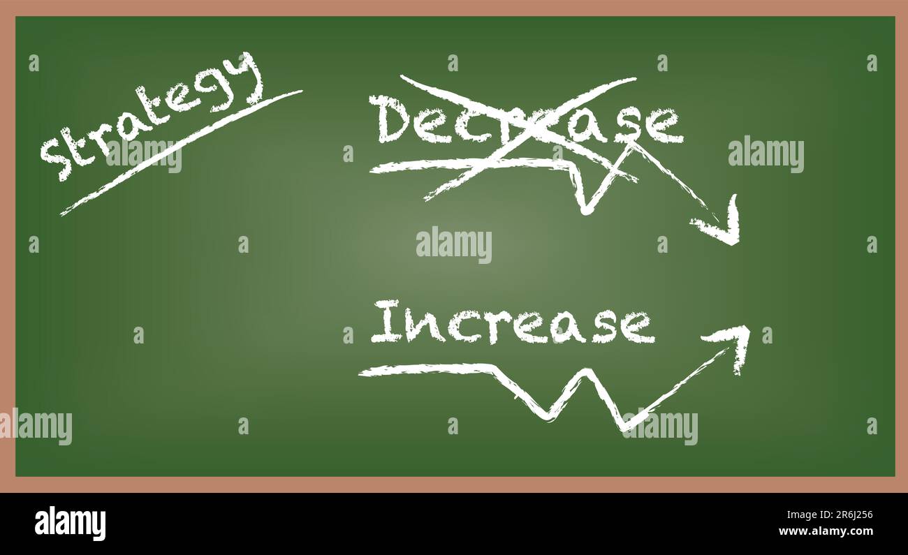 Strategy chalkboard Stock Vector Images - Alamy