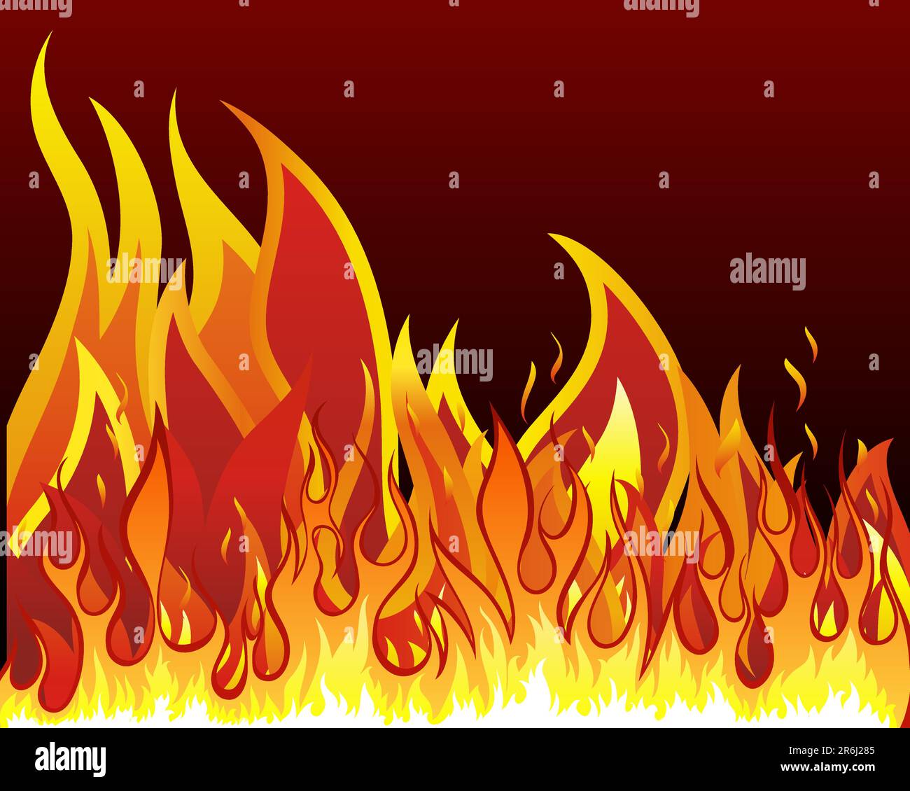 Inferno fire vector background for design use Stock Vector Image & Art ...
