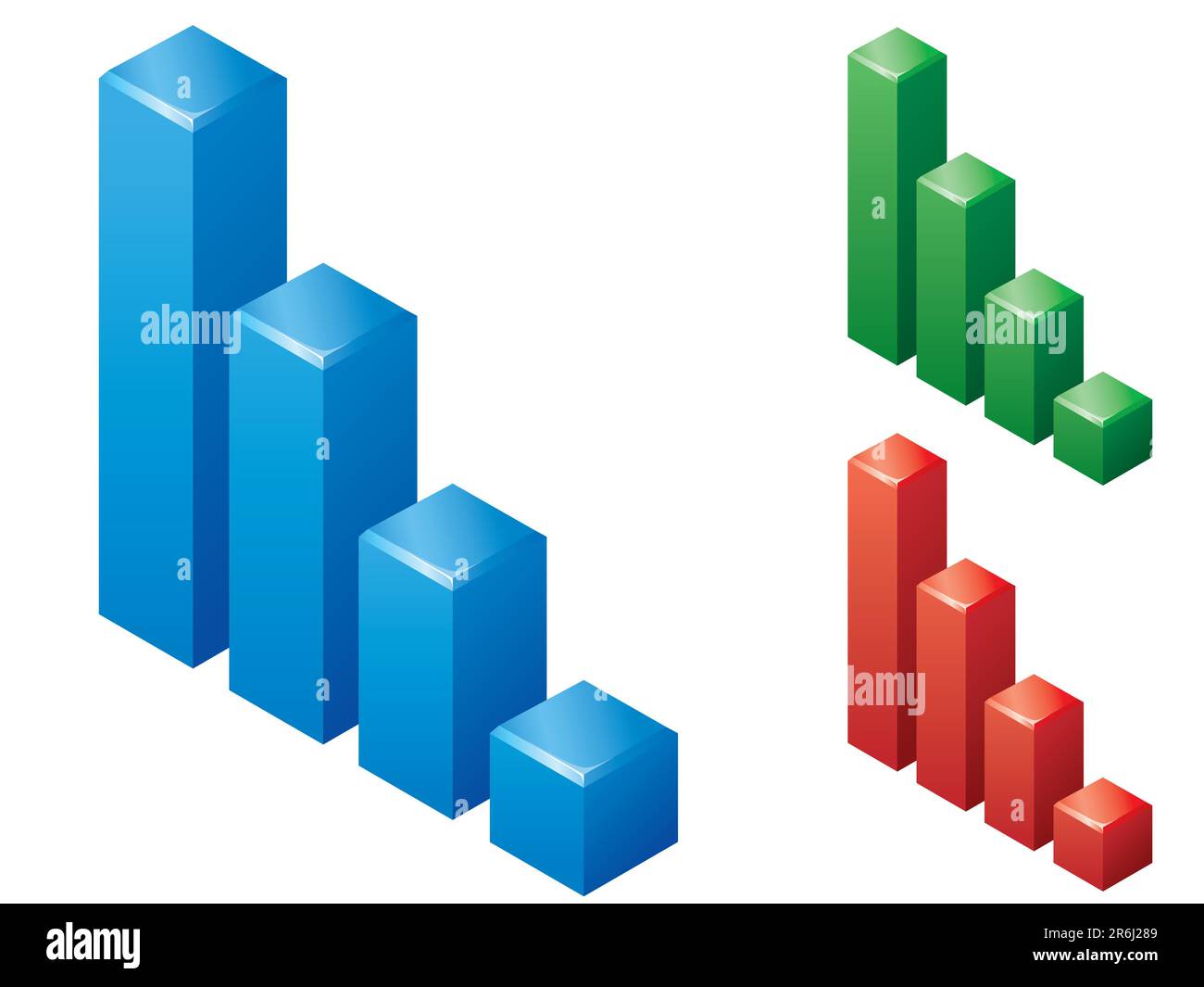 3d graphs. Grouped for easy editing. Please check my portfolio for more ...