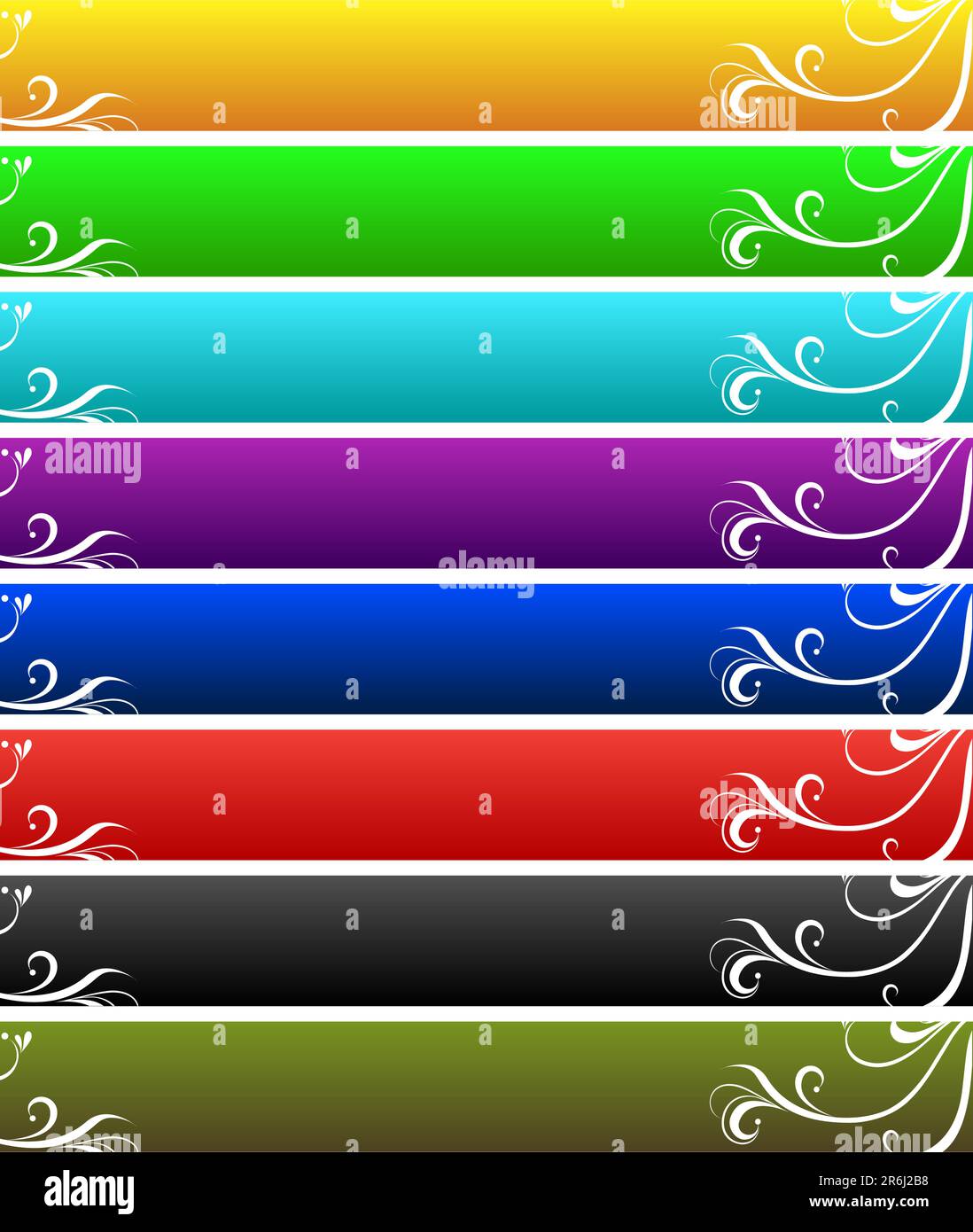 8 Abstract line patterns banners Stock Vector Image & Art - Alamy