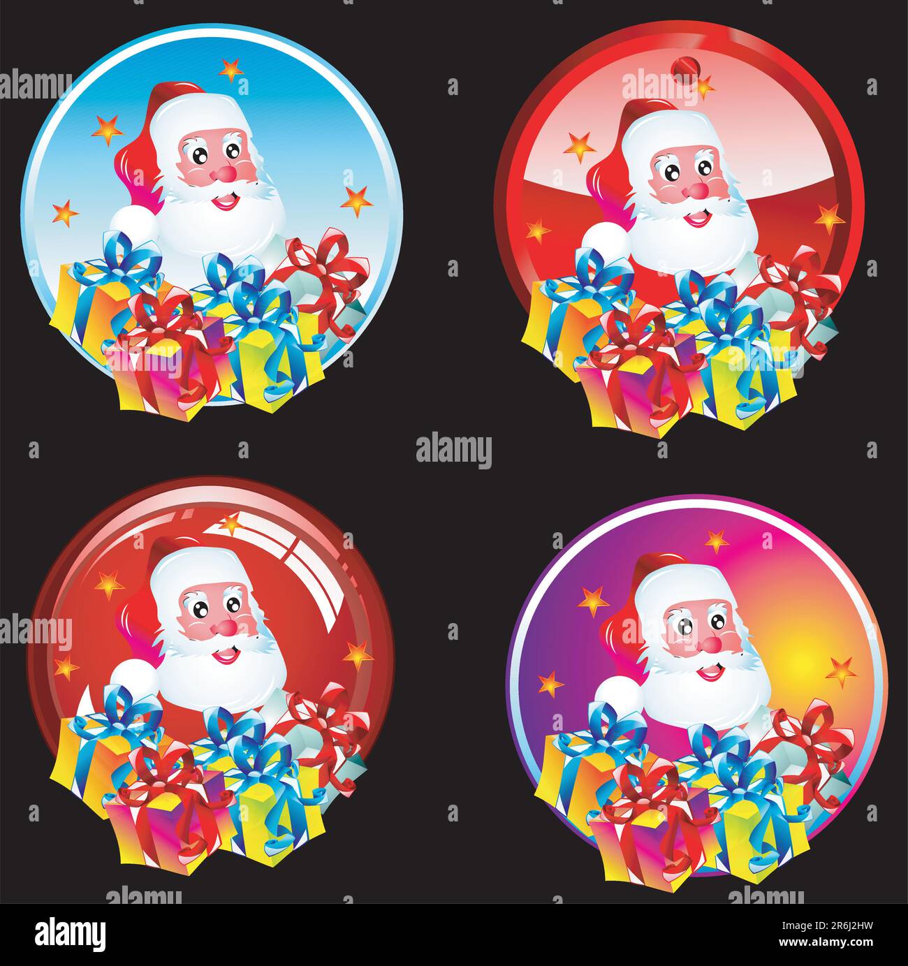 Frame gift boxes present Stock Vector Images - Alamy