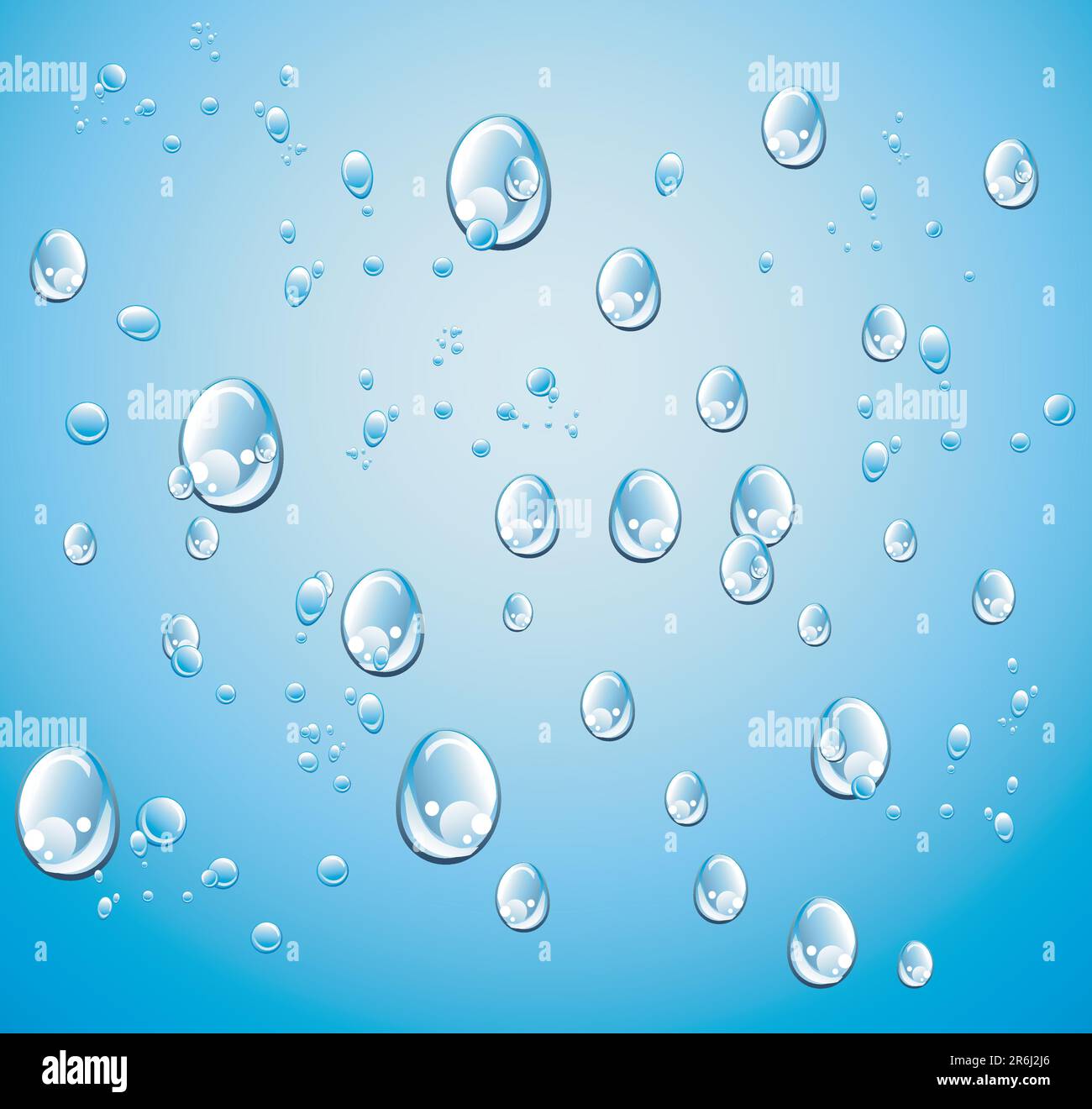 Water bubbles with reflection effect Stock Vector Image & Art - Alamy