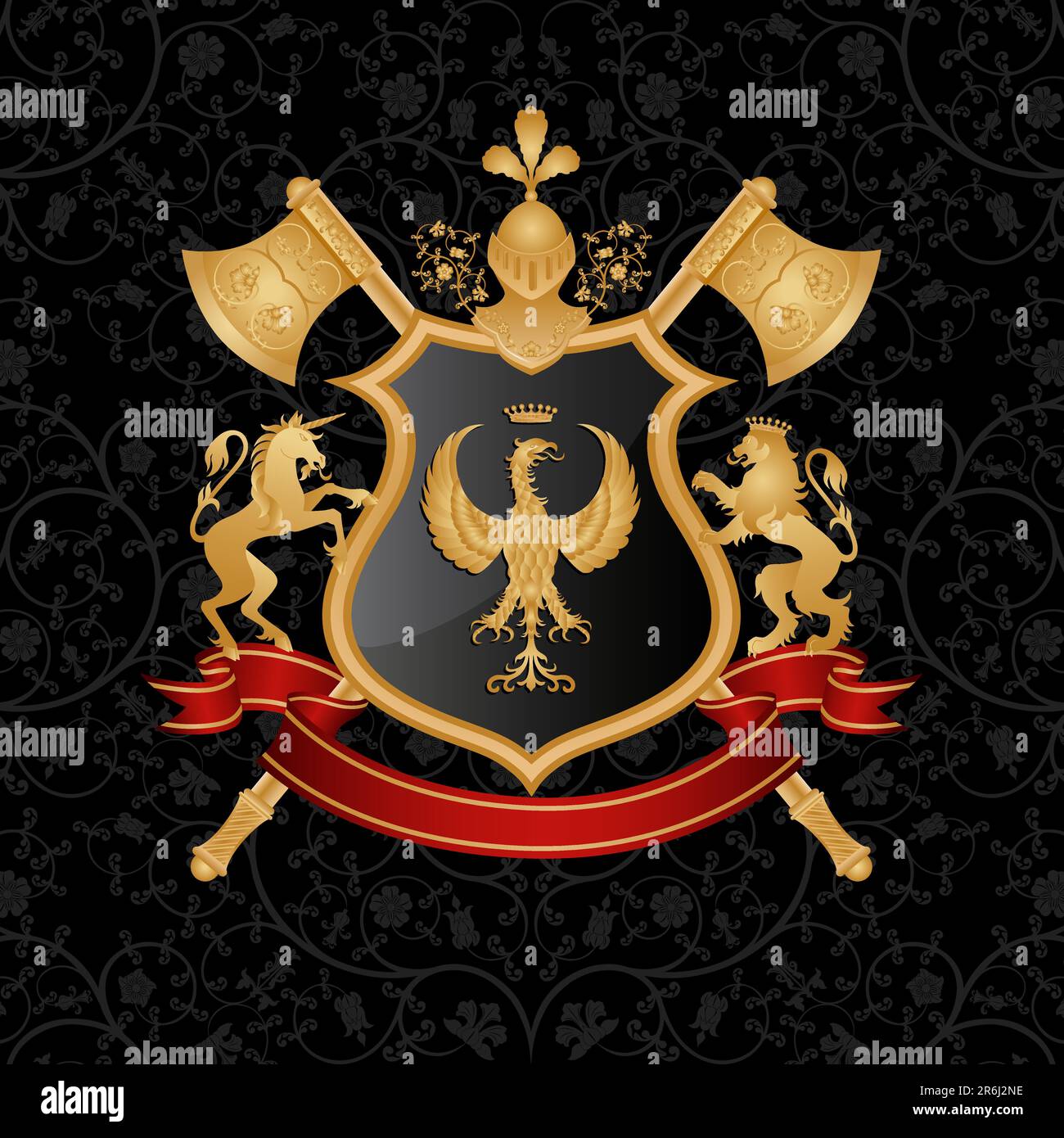 Coat of arms. Vector illustration Stock Vector Image & Art - Alamy