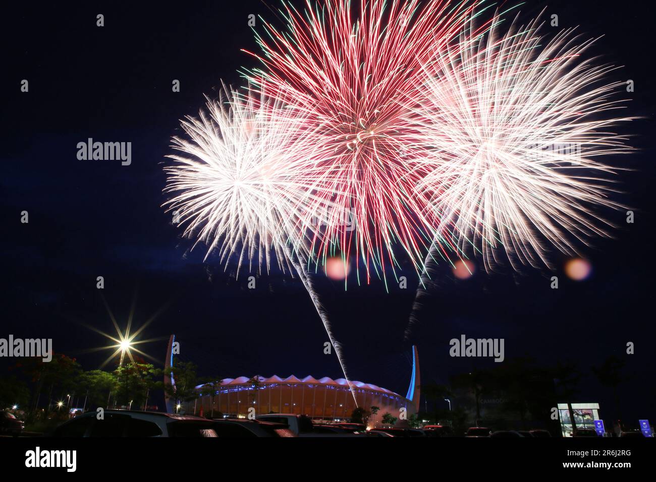 Morodok techo national stadium hi-res stock photography and images - Alamy