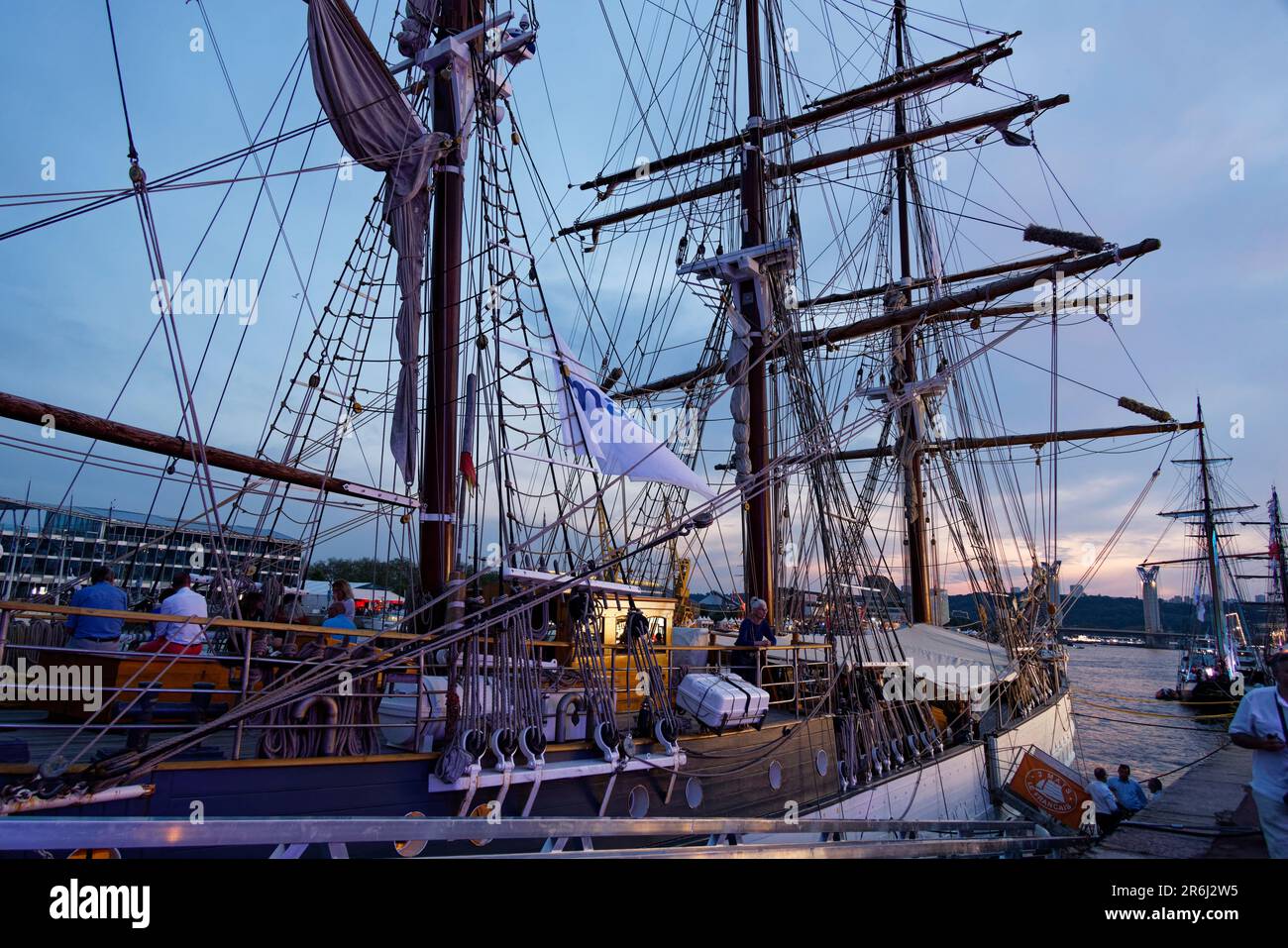Rouen, France. 09th June, 2023. 3 mâts barque Le Français (France ...
