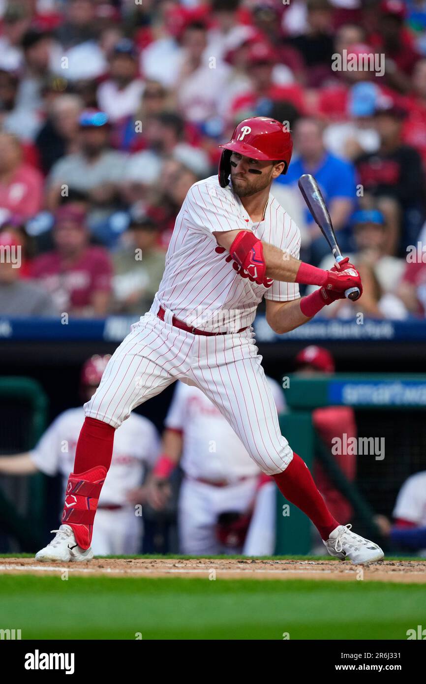Philadelphia Phillies' Kody Clemens plays during the second inning of a ...