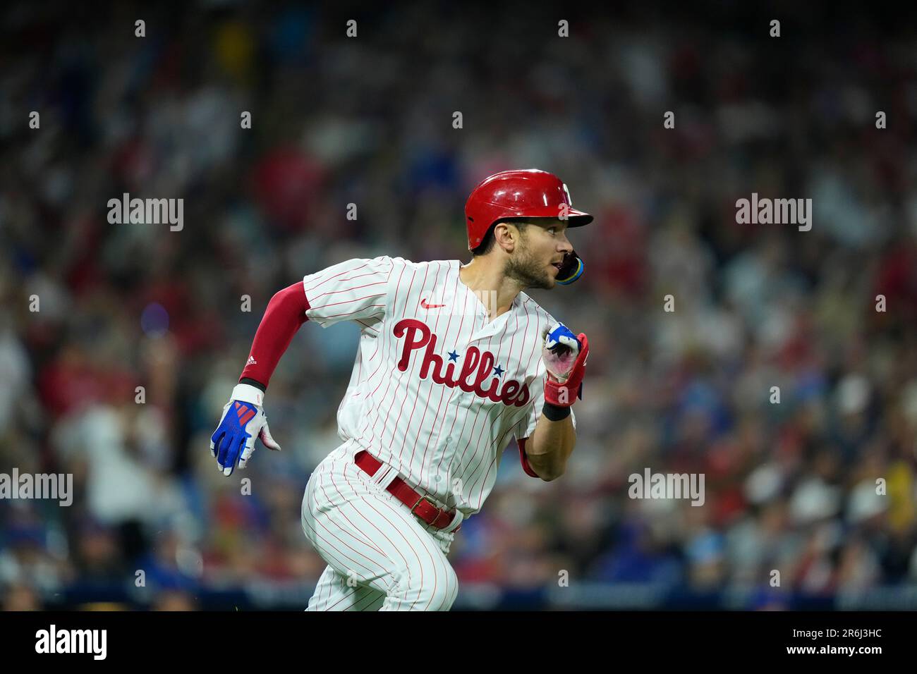 Philadelphia Phillies' Trea Turner during the fifth inning of a ...