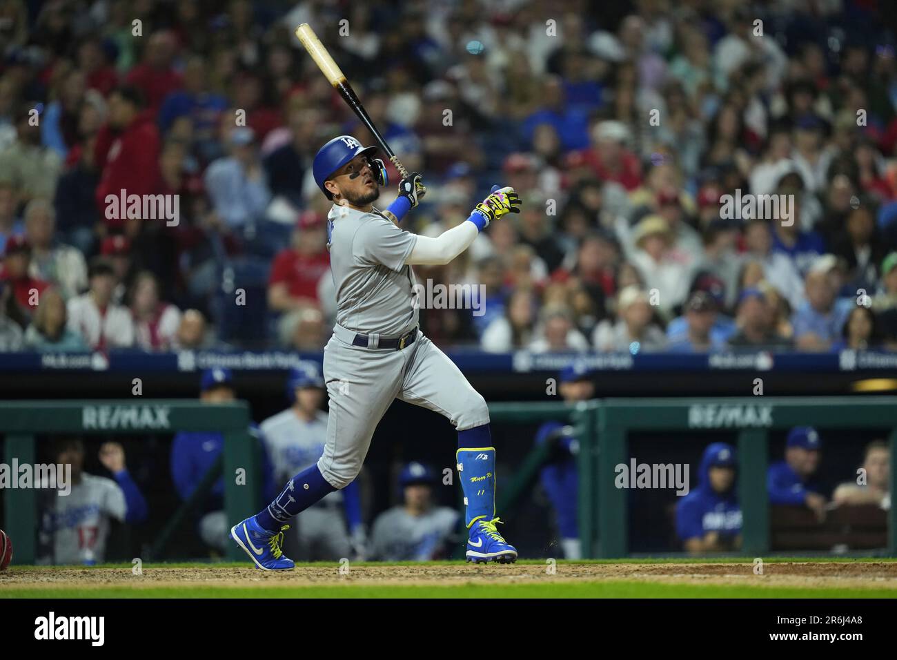 Los Angeles Dodgers' Miguel Rojas during a baseball game, Friday, June ...