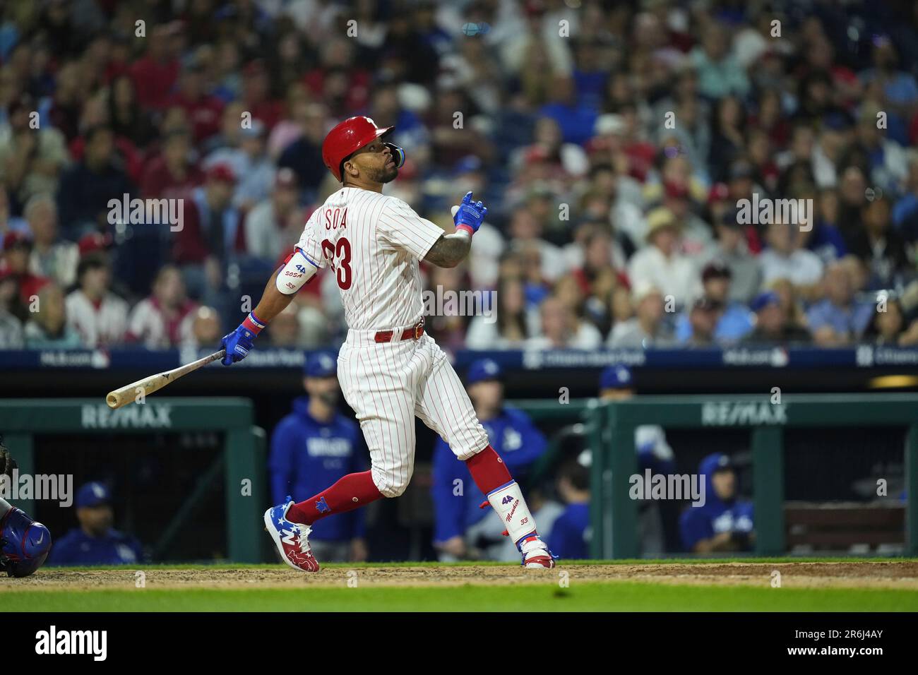 Philadelphia Phillies' Edmundo Sosa plays during the ninth inning of a ...