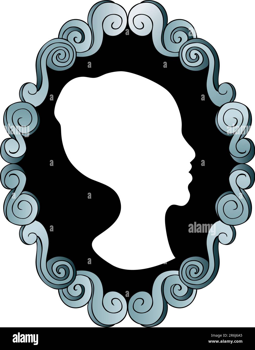 Cameo design hi-res stock photography and images - Alamy