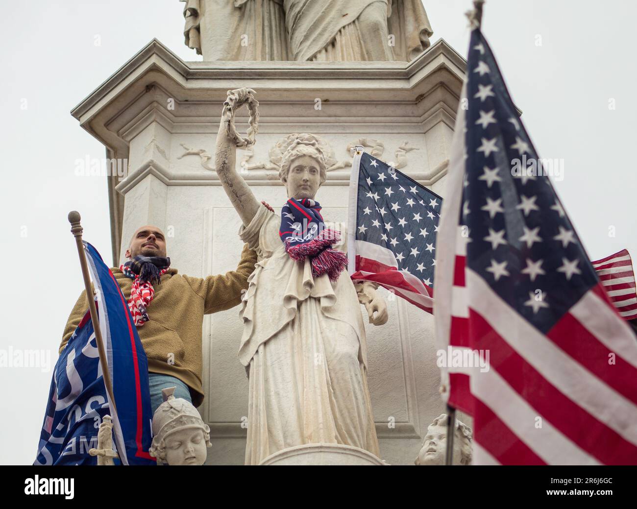 Qanon capitol riots hi-res stock photography and images - Alamy