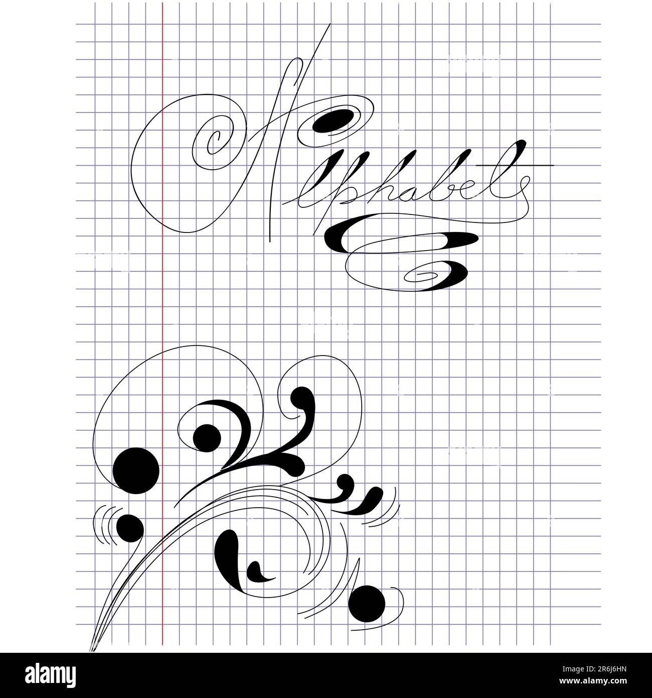 Basic inscription Stock Vector Images - Alamy