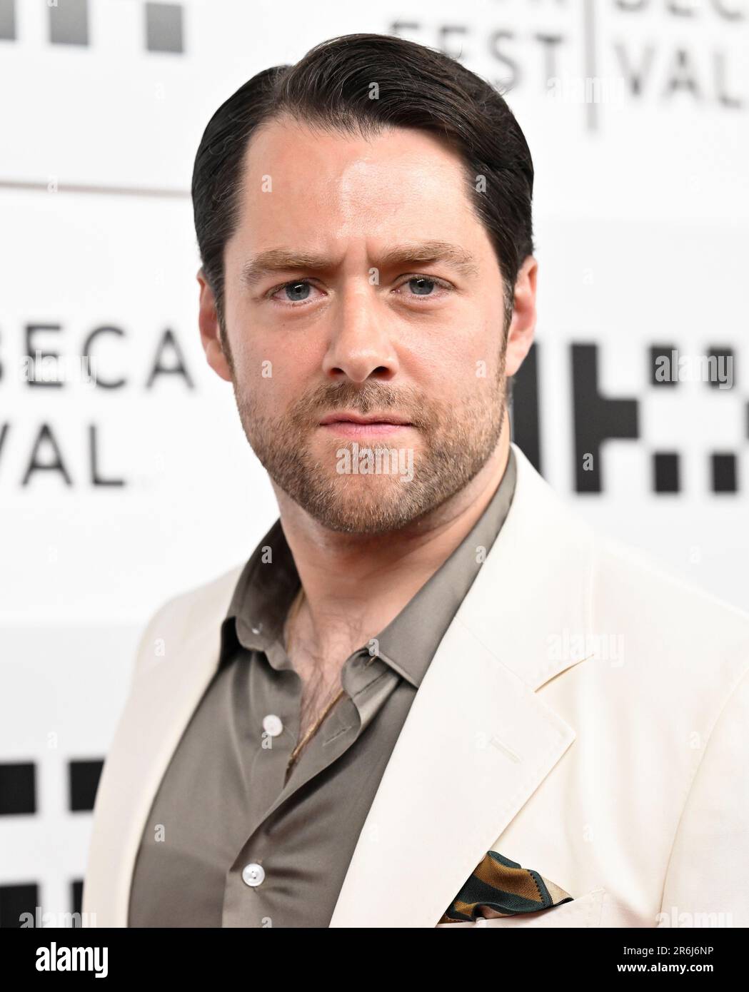 Richard Rankin attends the premiere of "Outlander" season 7 during the ...