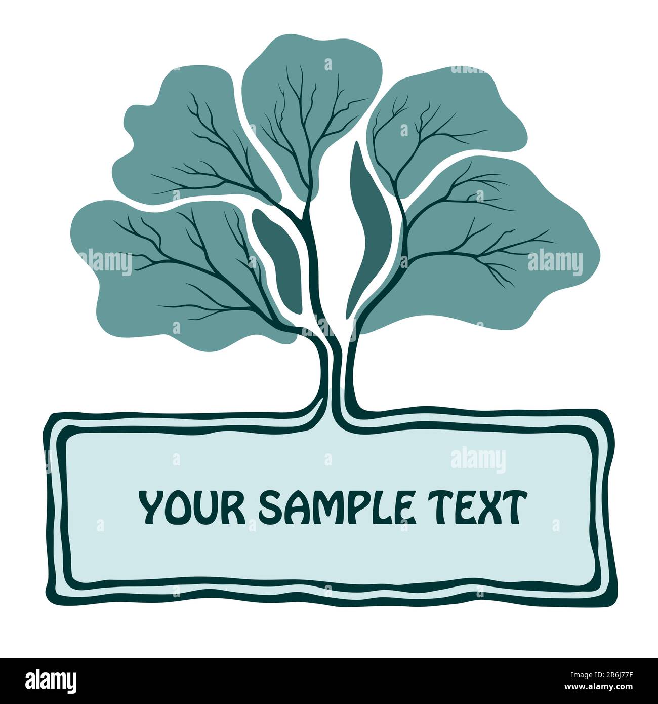 background with a tree Stock Vector Image & Art - Alamy